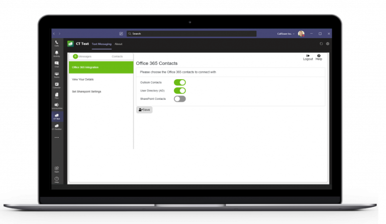 CT Text | Send and receive SMS from Microsoft Teams - CallTower CT Text | Send and receive SMS from Microsoft Teams - CallTower