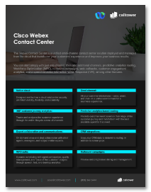 Webex Contact Center - CallTower