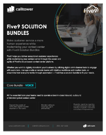 Five9 Solution Bundles - CallTower