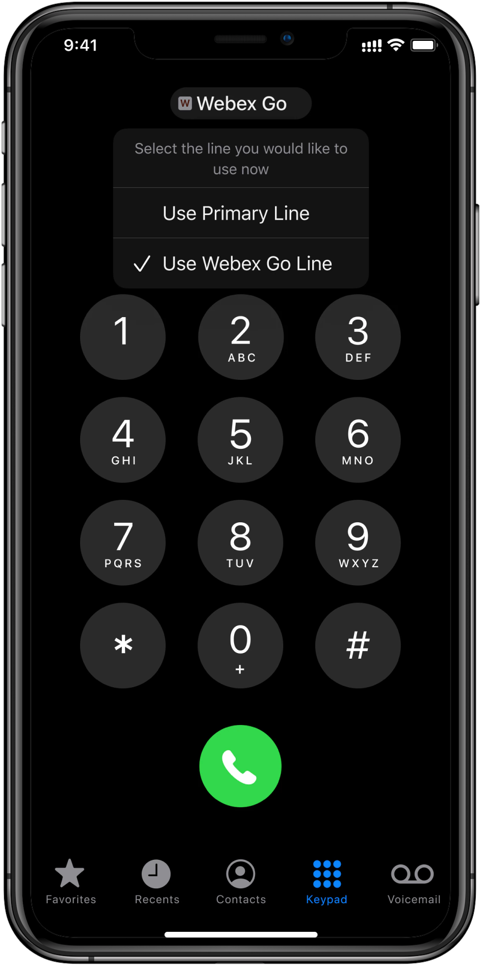 Webex Go withCallTower