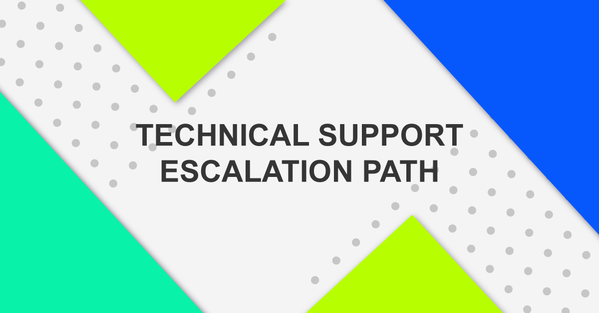 Support Escalation Path Support Escalation Path - CallTower